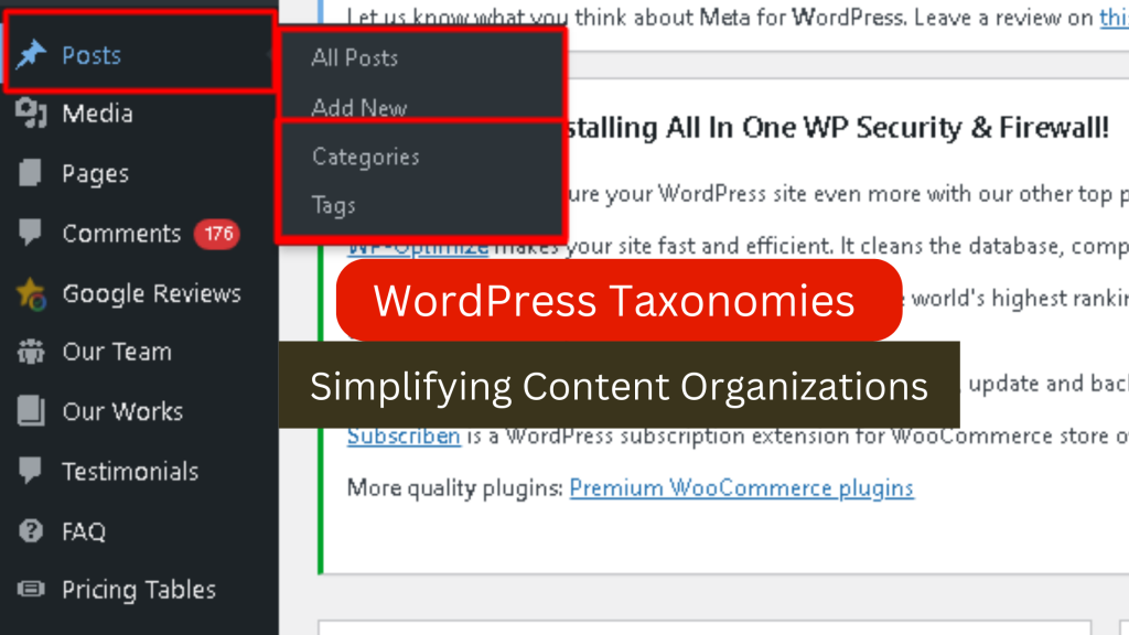 WordPress Taxonomies: Simplifying Content Organization - TezHost